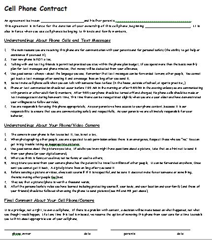 Seeking a Family Digital Use Agreement or Contract? – Media! Tech ...